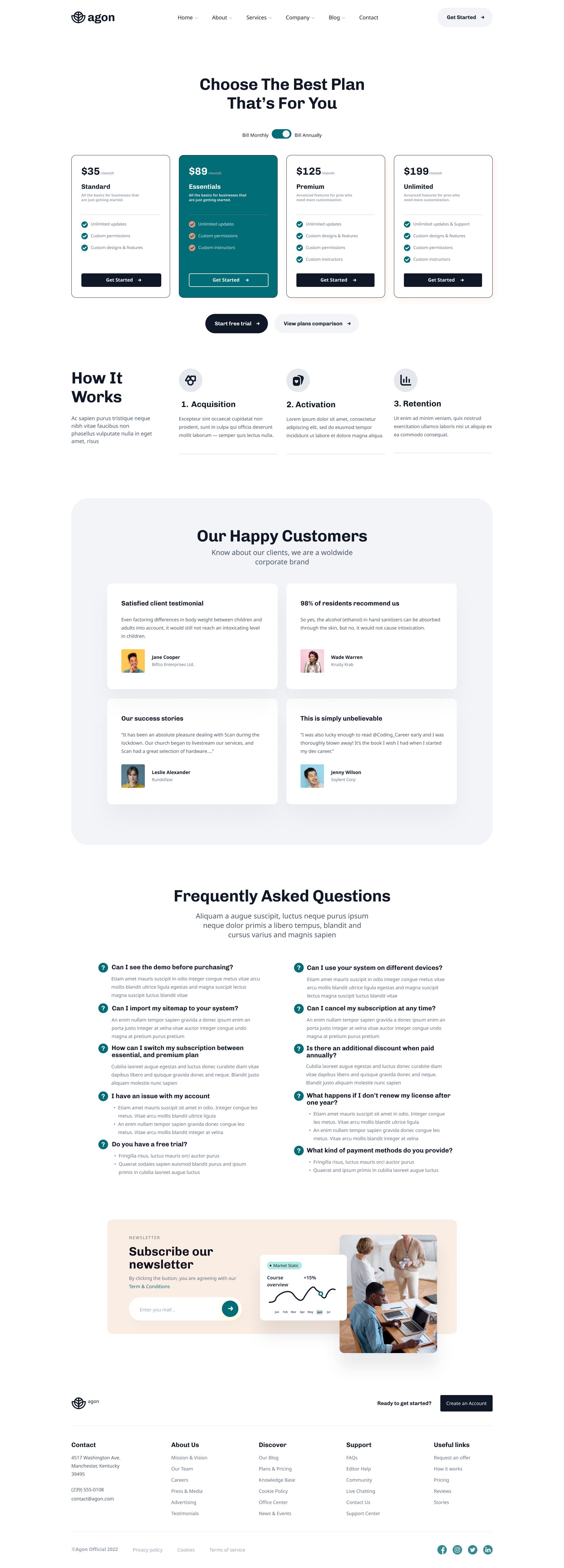 Agon - Multipurpose Agency Figma Template by alithemes | ThemeForest